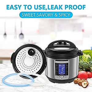 3PCS Silicone Sealing Ring for Instant Pot 6 Quart, Insta Pot Seals Replacement Gasket 6 Qt Instapot Sealing Ring for 6/5Qt, Food-Grade Silicone for IP-DUO60, IP-LUX60, IP-DUO50, Smart-60, IP-CSG60