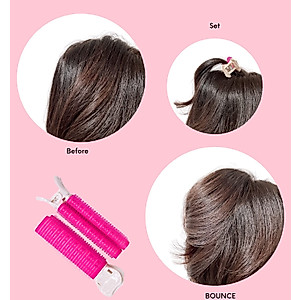 HAIR ROOT VOLUMIZING CLIP (CHERRY PINK), 2 Count (Pack of 1)