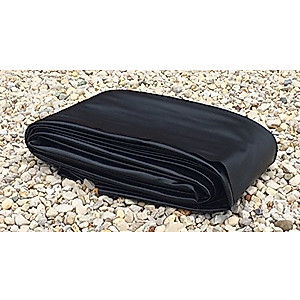 USA Pond Products' - Pond Liner - 4' Wide x 6' Long (1.2m x 1.8m) in 20-mil Black (.50mm) PVC - Fish and Plant Friendly for Koi Ponds, Streams, Water Gardens and Fountains