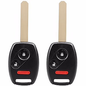 Key Fob Remote Control Replacement Fits for 2005 2006 2007 2008 Honda Pilot Keyless Entry Remote CWTWB1U545 35111-S9V-325, 2 Pcs