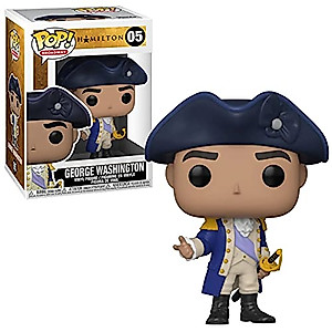POP Broadway: Hamilton - George Washington Funko Pop! Vinyl Figure (Bundled with Compatible Pop Box Protector Case), Multicolor, 3.75 inches