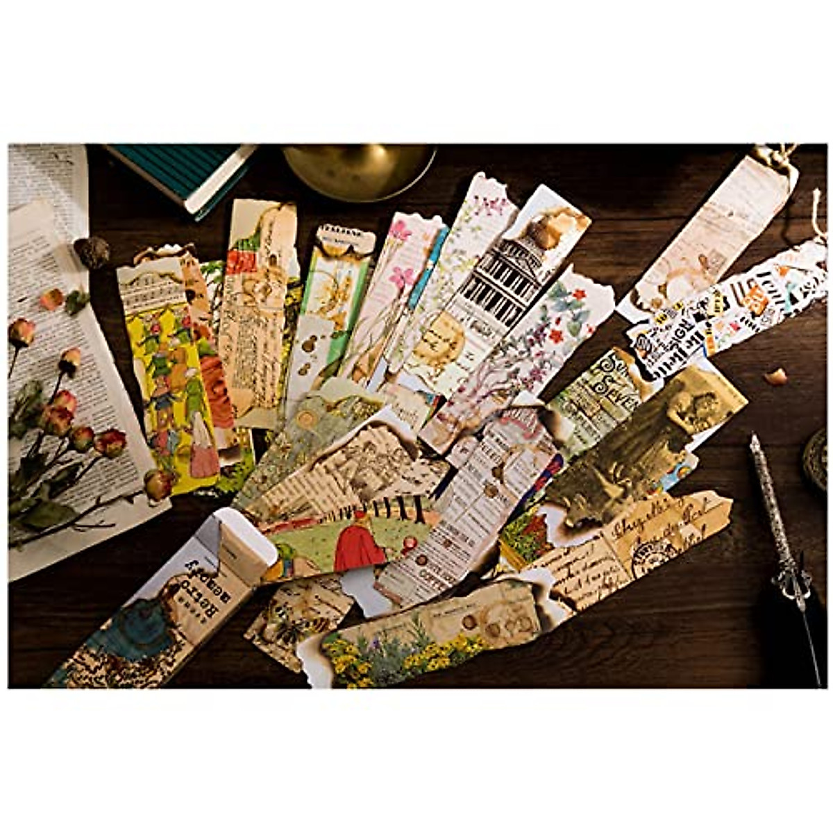 Vintage Retro Memory Funny Bookmarks, 30 PCS (Memory)