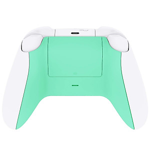 eXtremeRate Mint Green Replacement Side Rails + Back Shell + Faceplate for Xbox Series X/S Controller - Controller NOT Included