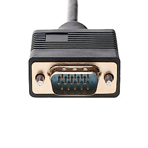 Cables Direct Online 100FT SVGA Monitor Cable - Male to Male VGA to VGA 1080P for PC, Projector, Laptop, TV