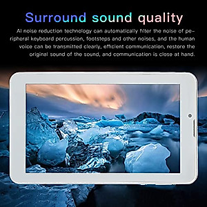 Naroote Tablet PC, Office Tablet US Plug 100‑240V 7 LCD 5G WiFi (US Plug)