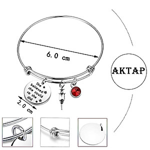 AKTAP Phlebotomist Gift Nurse Phlebotomist Bangle Bracelet She Believed She Could Phlebotomy Graduation Gifts For Technician Hematologist Medical Technologist (Nurse Phlebotomist Bracelet)