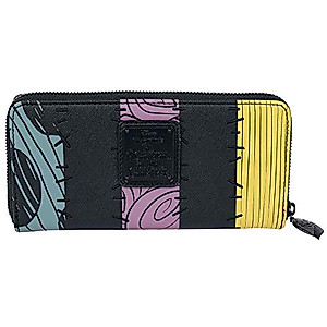 Loungefly x Nightmare Before Christmas Sally Cosplay Zip-Around Faux Leather Wallet (Multicolored, One Size)