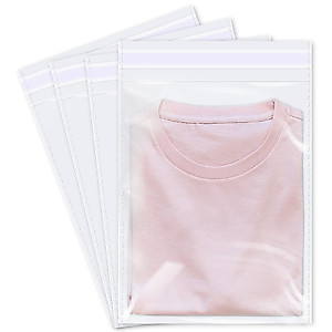 iMailer 1000 Pcs -9" x 12" Cellophane Bags-Resealable Self Sealing Cello Poly Bags for A4, Letter Sized Documents, Clothes