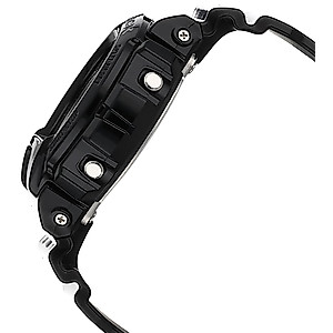 Casio G-Shock DW6900NB-1 Silver Mirror Dial Sports Watch (Jet Black)