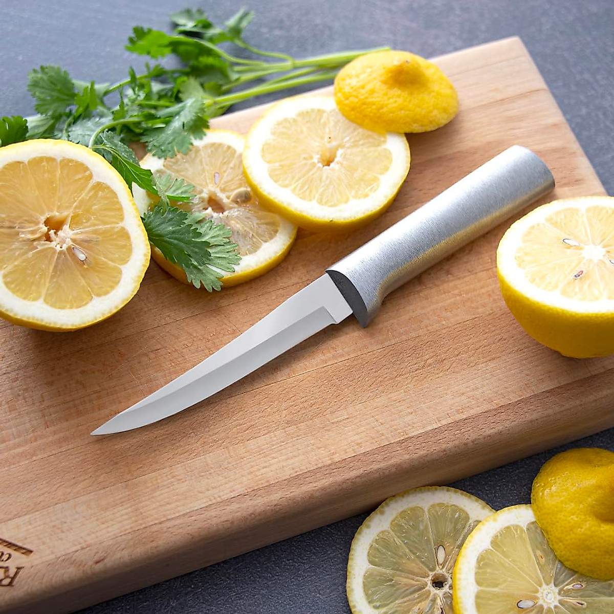 Rada Cutlery Super Parer Paring Knife – Stainless Steel Blade With Silver Aluminum Handle, 8-3/8 Inches