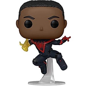 Funko Pop! Marvel Spider Man Gamer Miles Morales Unmasked Chase Exclusive