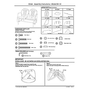 Jack Post BH-10EM Porch Glider,Turquoise