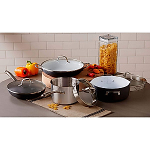 Calphalon Classic 10-Inch Omelette Fry Pan with Cover, Black