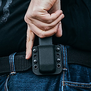 OWB Single Mag Pouch for Springfield XD in 9mm or .40, Glock 43X & 48, Sig P320, & More - USA Made - Total Eclipse Single Mag Pouch by Blade-Tech Holsters