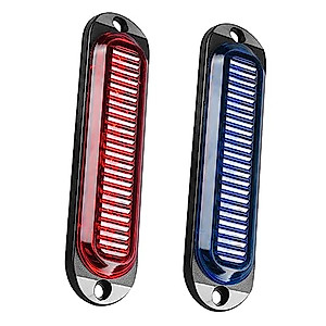 SUPVOX 2pcs marker lights for trucks trailer side marker lights Light for Truck Light for Camper police light bar LED trailer marker lights LED trailer lights headlights car abs