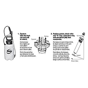 Roundup 181538 Lawn and Garden Sprayer Repair Kit with O-Rings, Gaskets, and Nozzle
