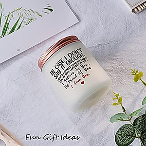 Gifts for Her Girlfriend Anniversary I Love You Gifts for Him Birthday Mothers Father's Day Christmas Valentine's Day Gifts for Wife from Husband Boyfriend Romantic Engagement Candle