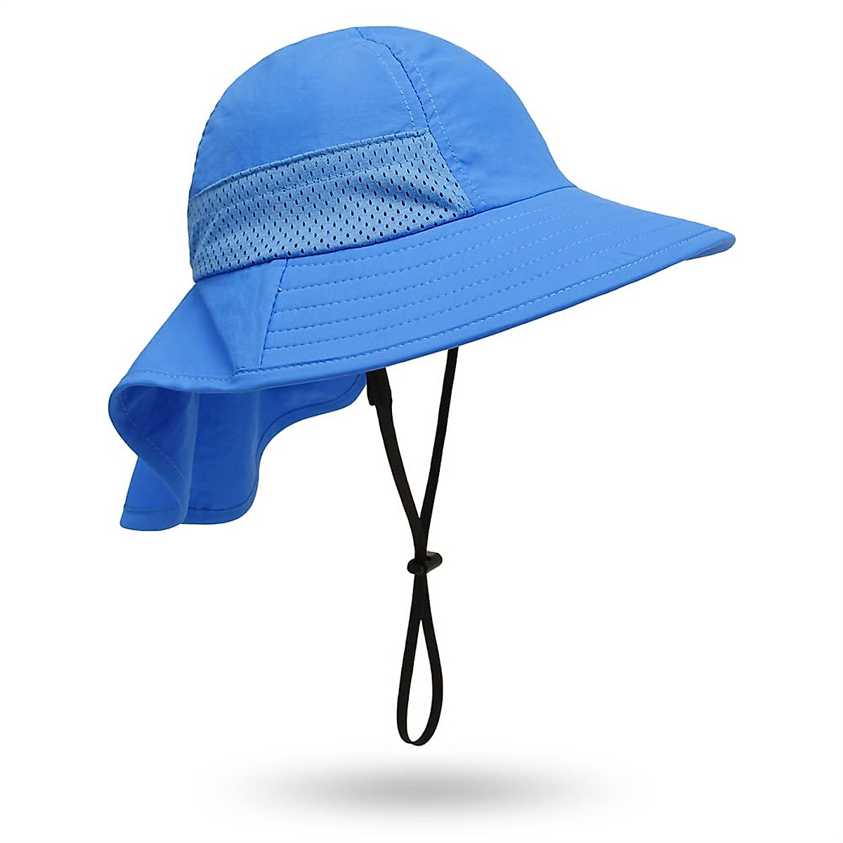 Baby Sun Protection Hat for Infant Toddlers Boys Girls UPF 50+ Sunhat for Outdoor Beach Swim (US, Age, 3 Months, 24 Months, Blue)