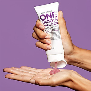 Formula 10.0.6 One Smooth Operator (3.4 Fl. Oz.) Pore Clearing Face Scrub that Leaves Skin Fresh, Smooth & Clear -Vegan, Paraben-Free & Cruelty-Free
