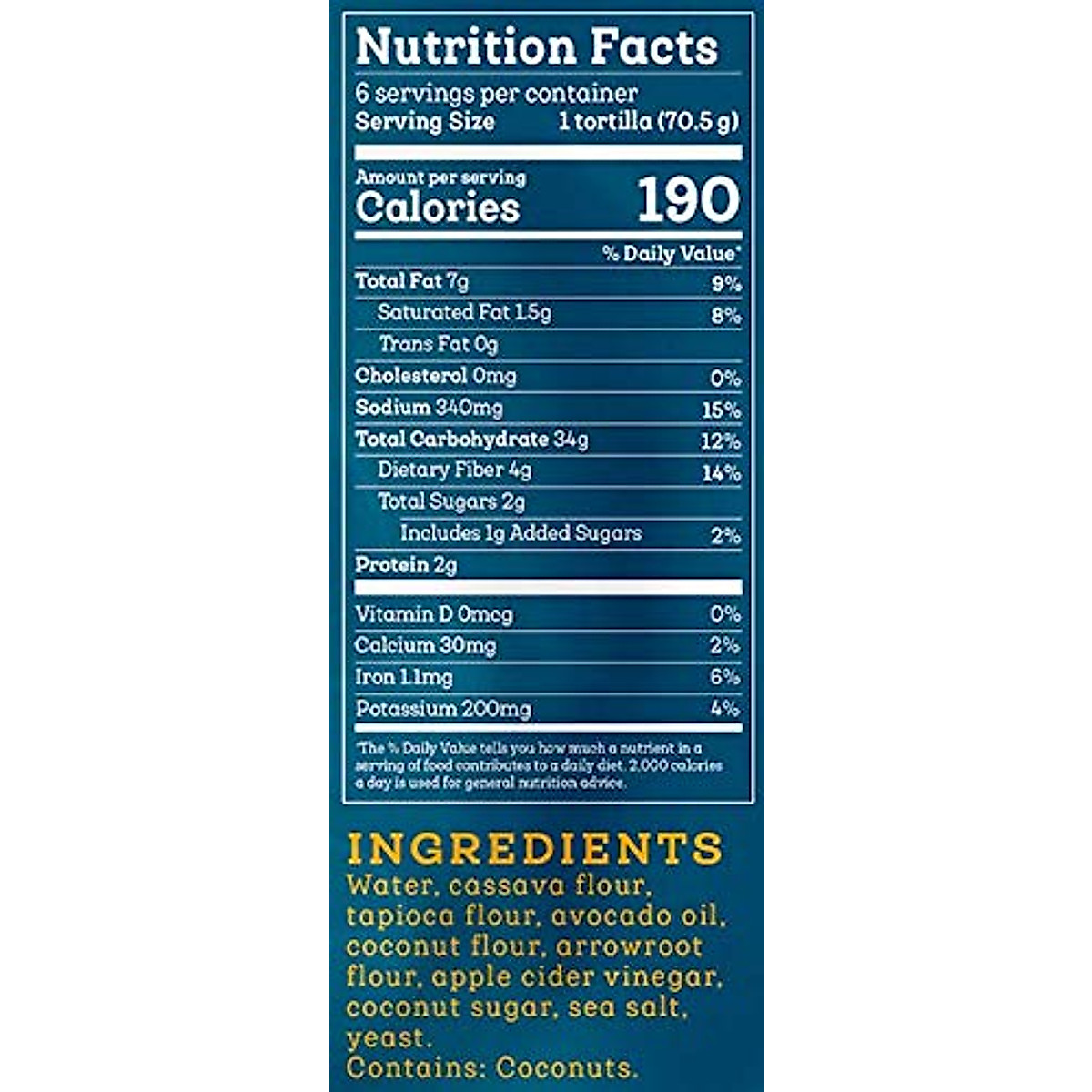 Siete Burrito-Size 11" Tortillas | Grain-Free Burrito Wraps | (6 Pack, 36 Tortillas)