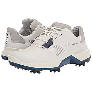 ECCO Men's Biom G5 Gore-TEX Waterproof Golf Shoe, White/Blue Depths, 11-11.5