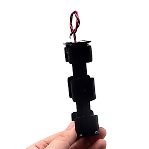 LAMPVPATH (Pack of 3) 8 AA Battery Holder, 12v AA Battery Holder, 8 AA Battery Holder with Leads