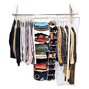Arrow The Original QuikCLOSET Model AH3X12/M White - Folding Collapsible Wall Mounted Clothes Storage/Drying Rack
