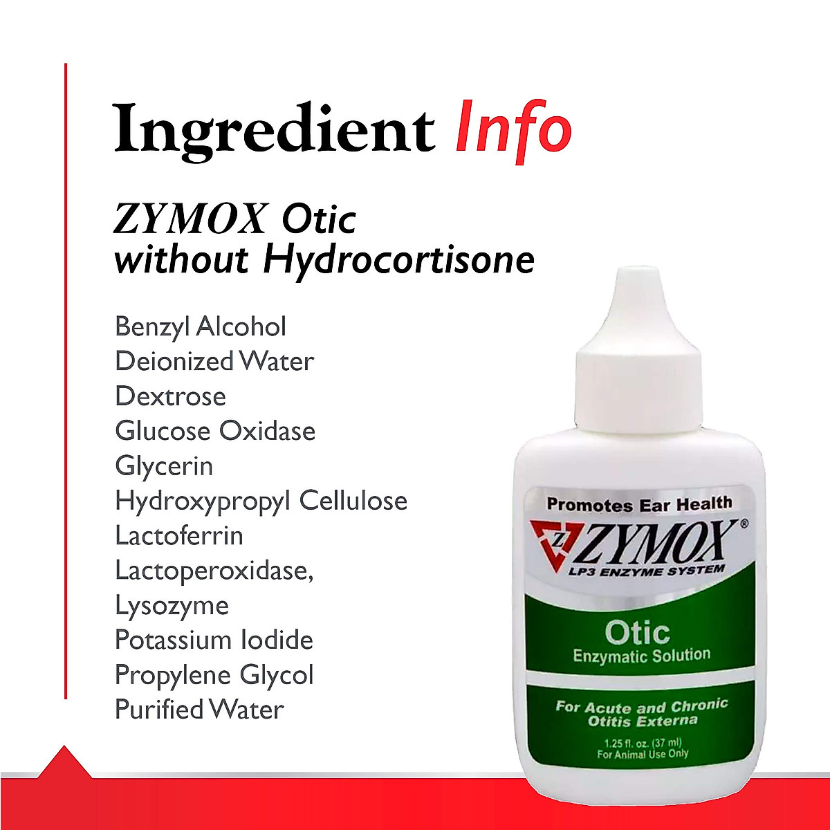 PET KING BRANDS Zymox Otic Enzymatic Solution for Dogs and Cats to Soothe Ear Infections Without Hydrocortisone for Itch Relief, 8oz