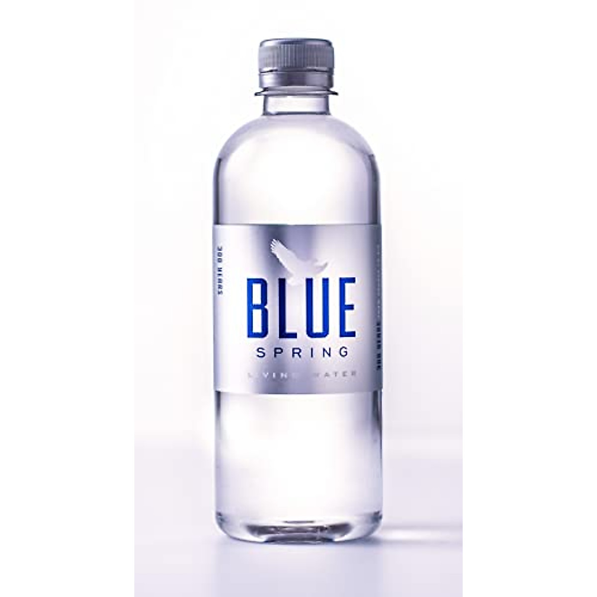 Blue Spring Living Water, Pure Premium Natural Spring Water, pH balance of 7.1-7.2, Bottled Spring Water, 16.9 Fl Oz, (Pack of 12)