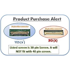EM EMAJOR TECH New Screen Replacement for Lenovo FRU 01YN154 01YN155 01YN156 1920X1080 FHD Non-Touch LCD LED Display with Set of Adhesive Tap