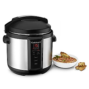 Cuisinart CPC-600N1 6-Quart Electric Pressure Cooker, Silver (Renewed)