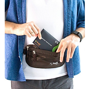 Boxiki Travel RFID Blocking Sleeves, Set with Color Coding, Navy Blue, Unisex Wallet, Protects Credit Cards and Passports