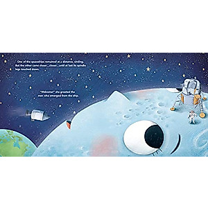 Moon's First Friends: A Heartwarming Story About the Moon Landing (A Social Emotional Friendship Book for Kids About Science and Space)
