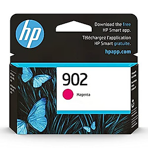 HP 902 Magenta Ink Cartridge | Works with HP OfficeJet 6950, 6960 Series, HP OfficeJet Pro 6960, 6970 Series | Eligible for Instant Ink | T6L90AN
