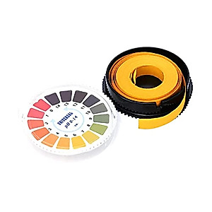 ＫＬＫＣＭＳ Test Strips Roll Chemistry Test Strips Balance Test Strips Water Quality Test Liquid Indicator Paper Accurate with Dispenser for Cosmetics