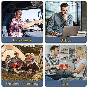 AosFero Electric Lunch Box Food Heater,80W 1.8L Large Portable Heated Lunch Boxes for Adults,12v/24v/110v Suitable for Car Truck & Office(Blue,Upgraded)