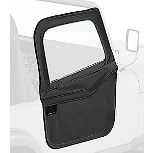 Bestop 5177201 Black 2-Piece Fabric Doors 1966-1977 Ford Bronco