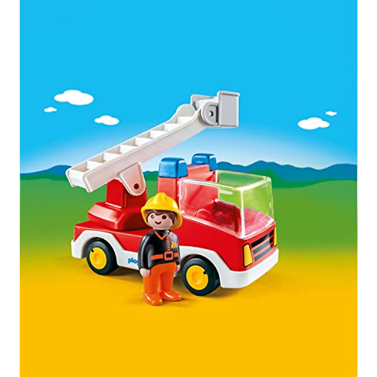 Playmobil Ladder Unit Fire Truck