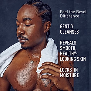 Bevel Moisturizing Body Wash for Men - Supreme Oak Scent with Shea Butter, Vitamin B, and Coconut Oil, 16 Oz (Packaging May Vary)