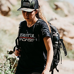 Grunt Style Beautiful Badass - Women's T-Shirt (Black, Large)