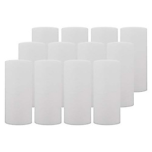 Tier1 20 Micron 10 Inch x 4.5 Inch | 12-Pack Spun Wound Polypropylene Whole House Sediment Water Filter Replacement Cartridge | Compatible with SDC-45-1020, FPMB-BB20-10, P20-10BB, Home Water Filter