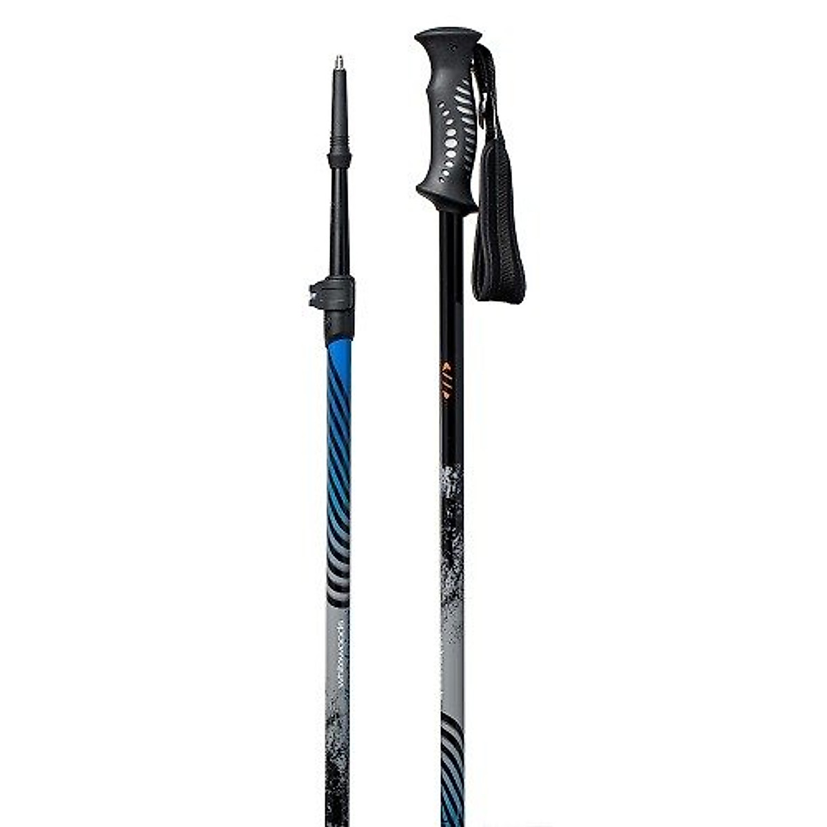 Whitewoods New Appalachian Telescopic Cross Country Snowshoe Hiking 2 Pc Fastlock Ski Poles