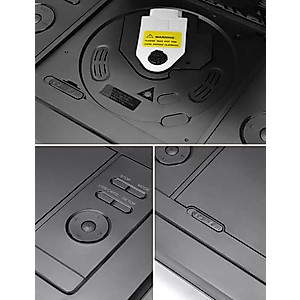 YOTON 17.5" Portable DVD Player with 15.5" HD Swivel Screen for Car and Kids, 4-6 Hours Working Time with Built-in Battery, Dual Stereo Speakers, USB/SD/AV/Audio/Gamepad Support [Not Support Blu-Ray]