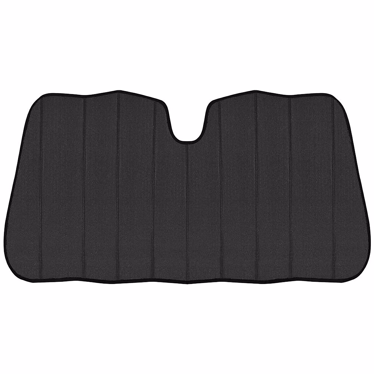 BDK-AS-2511 Front Windshield Shade-Accordion Folding Auto Sunshade for Car Truck SUV-Blocks UV Rays Sun Visor Protector-Keeps Your Vehicle Cool-57 x 27 Inch, Black Glitter