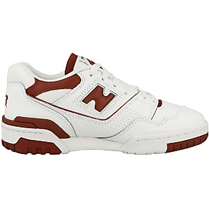 New Balance 550 Womens White Brick Red Size 6.5