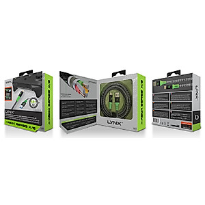 Bionik Lynx: 10-Ft Type-A To Type-C Premium Cable for Xbox Series X/S -Tangle Resistant, Reinforced With Kevlar
