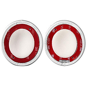 Replacement Ear Pads for Solo 2, Ear Cushions wih Memory Foam Compatible with Beats Solo2/ Solo3 Wireless Headphones(1Pair White)