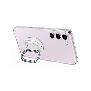SAMSUNG Clear Gadget EF-XS916 Clear Smartphone Case for Galaxy S23+ - Clear Gadget - Scratch-Resistant - Finger Holder - Ring Holder