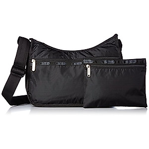 LeSportsac Classic Hobo Handbag, Black, One Size