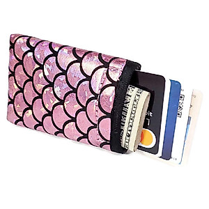 Undercover Bra Wallet | Secret Stash | Women's Travel Pouch |Holds TSlim Insulin Pump | Soft Neoprene | Water Resistant | Easy Access Clip by Hidey-Go, Pink